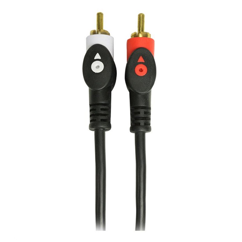 Cabo Rca Fish - 2 + 2 Rca 1.5m - Injetado Gold - Tudo em home theater e ...