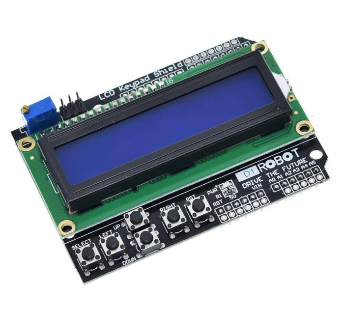 Display LCD 16x2 Shield com Teclado para Arduino - Fermarc - Robótica