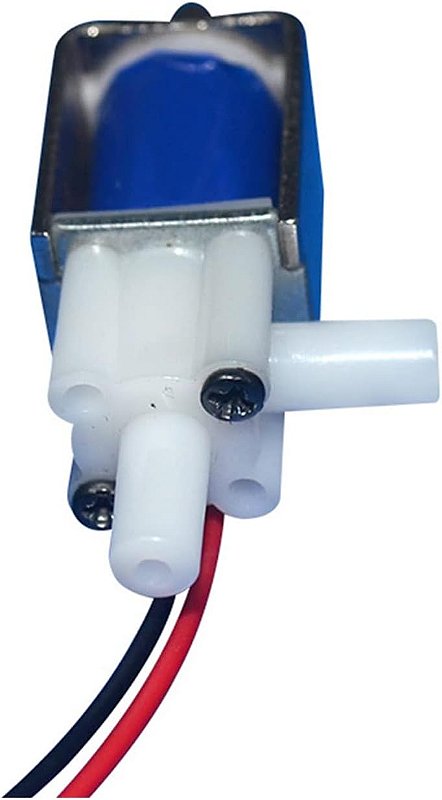 Mini Válvula Solenóide 12V 3 Vias - Fermarc - Robótica