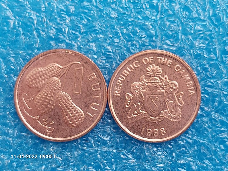 MOEDA 1 BUTUT DE GÂMBIA - Pira Numismática - Moedas, cédulas e ...