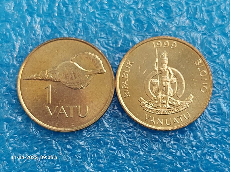 VANUATU - 1 VATU - 1999 - Pira Numismática - Moedas, cédulas e ...