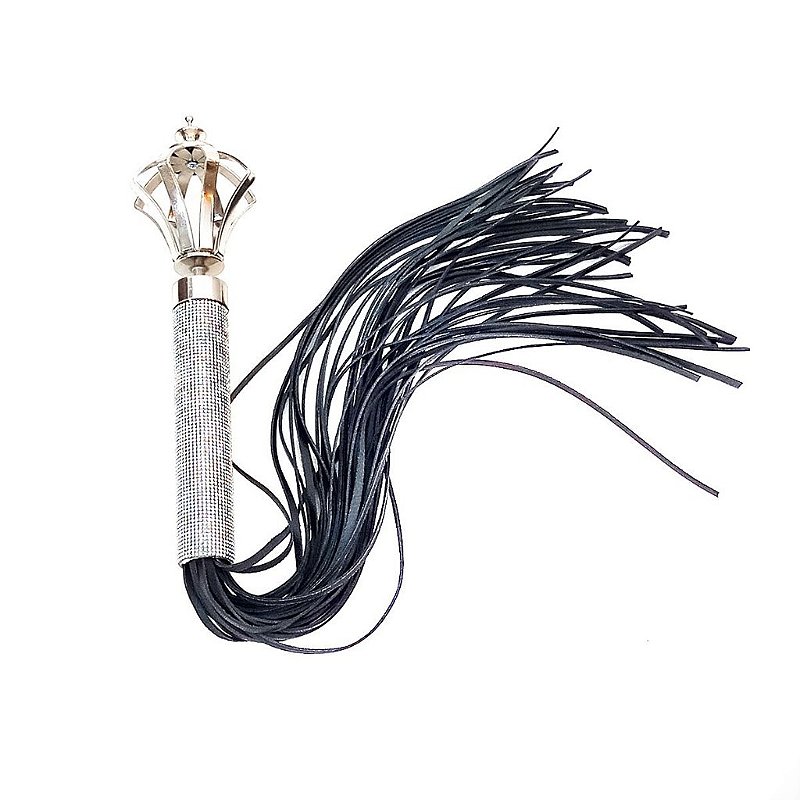 Flogger Royal com Cabo de Strass | Luxo e Poder | BDSM Luxury - BDSM Luxury