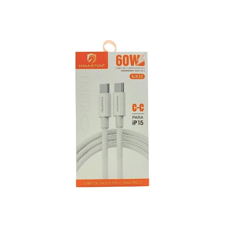Cabo USB-C Hmaston para Iphone 15 60W Turbo - 1 metro - Loja ST | As ...