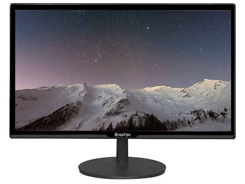 MONITOR LED 21.5 BRAZILPC M22WRX PRETO WIDESCREEN - Brazil PC