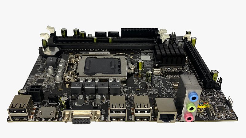 PLACA MAE DESK BRAZILPC 1156 BPC-H55-G 1000M V1.51 - Brazil PC