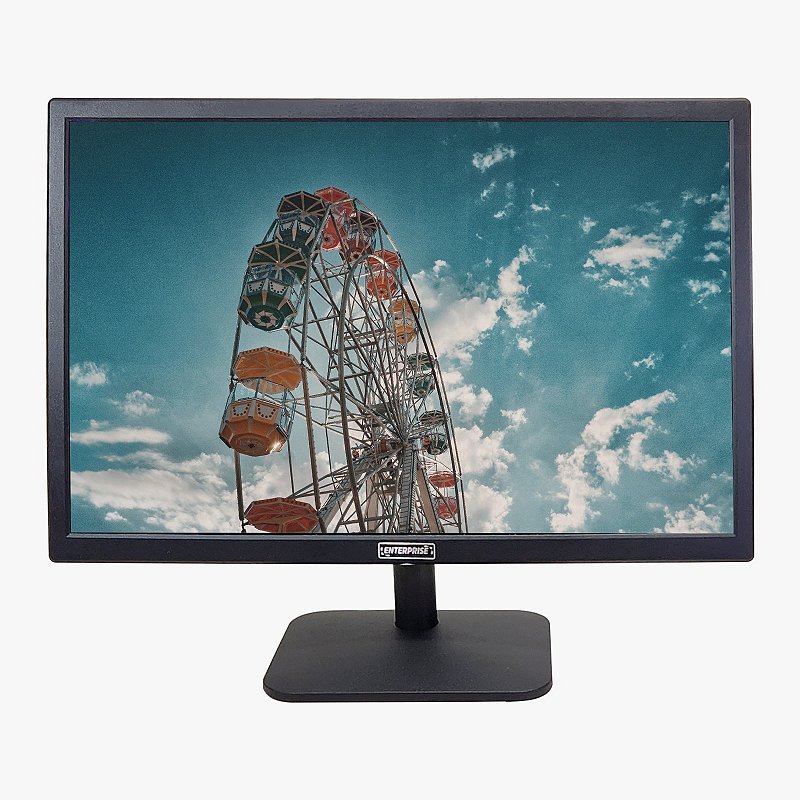 MONITOR LED 19 ENTERPRISE 19EPR-BQ PRETO VESA WIDESCREEN - Brazil PC