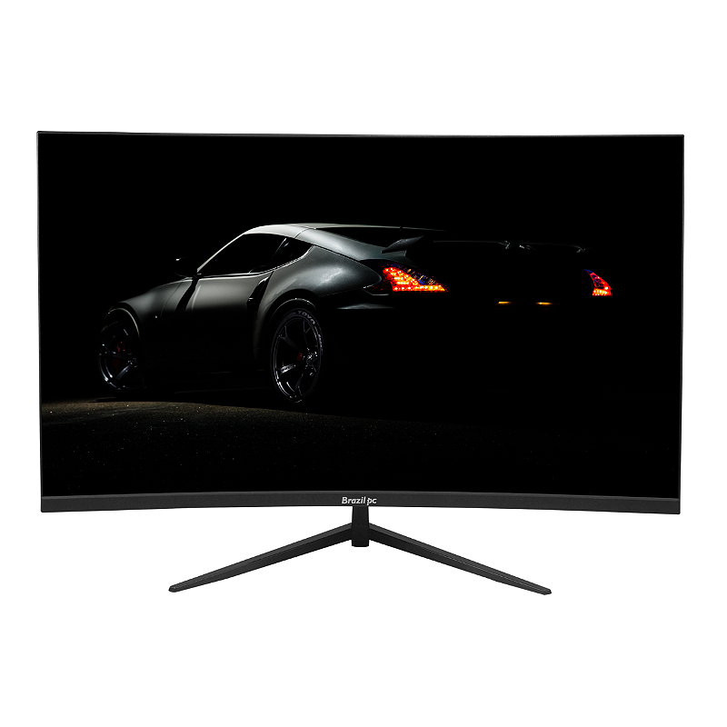 MONITOR LED 31.5 BRAZILPC FRAMELESS BPC32R15-75FHD CURVO R1500 75Hz PRETO WIDESCREEN BOX - Brazil PC