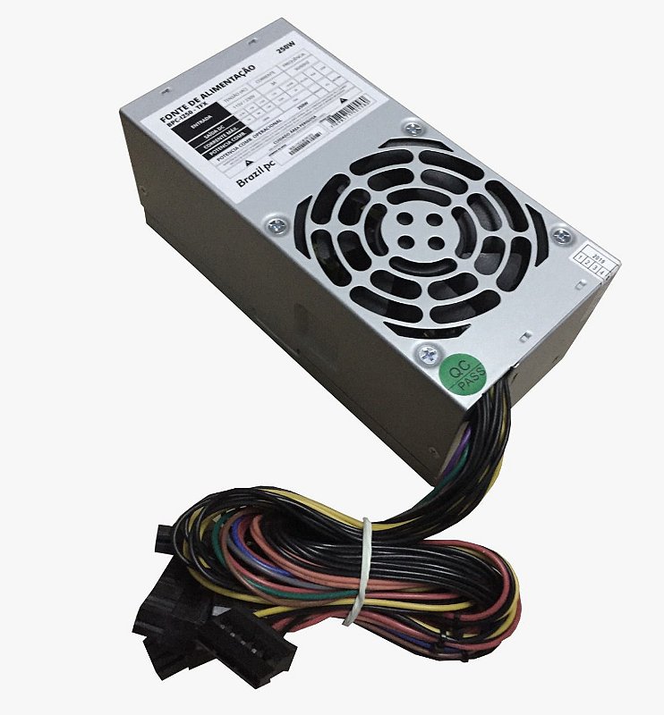FONTE ATX TFX 250W BPC-I250 24 PINOS - Brazil PC