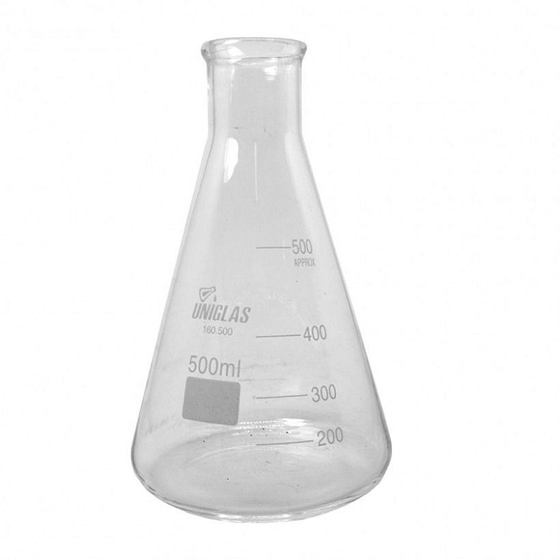 Erlenmeyer 500ml - Hopfen Haus BrewShop - Malte, Lúpulo, Levedura e ...