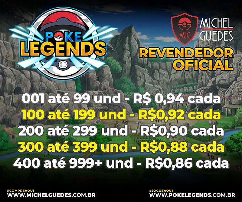 [POKE LEGENDS] Legends Coins - Michel Guedes