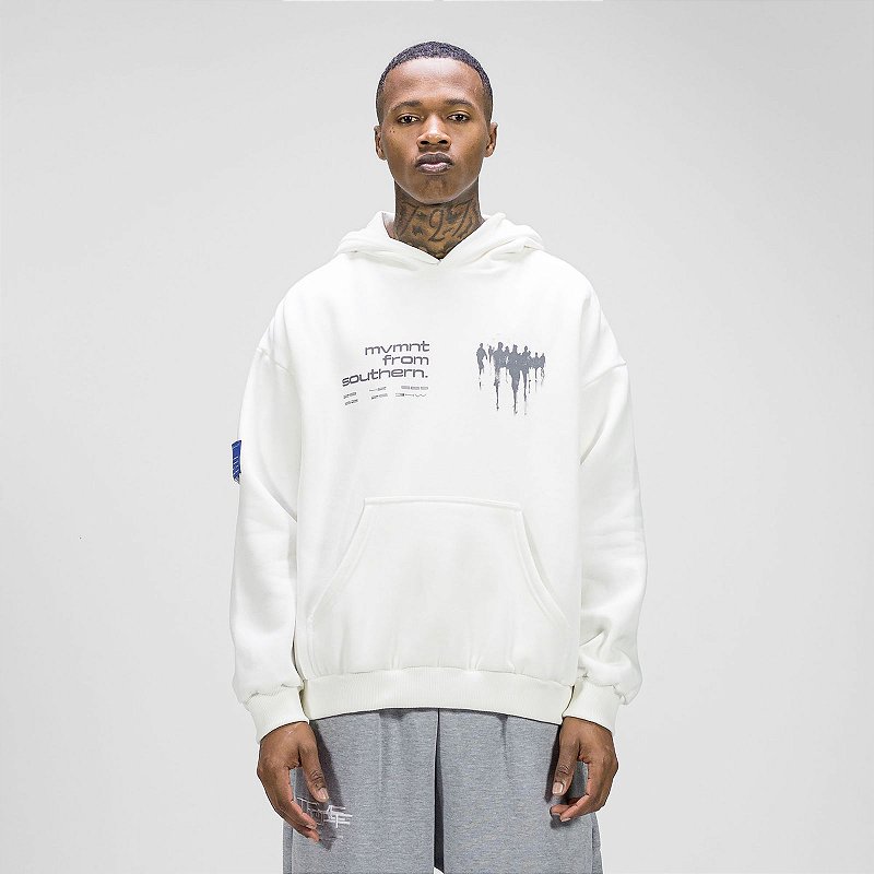 Moletom TAKE-OFF " FLOW OFF WHITE BOXY" - Mstock Store