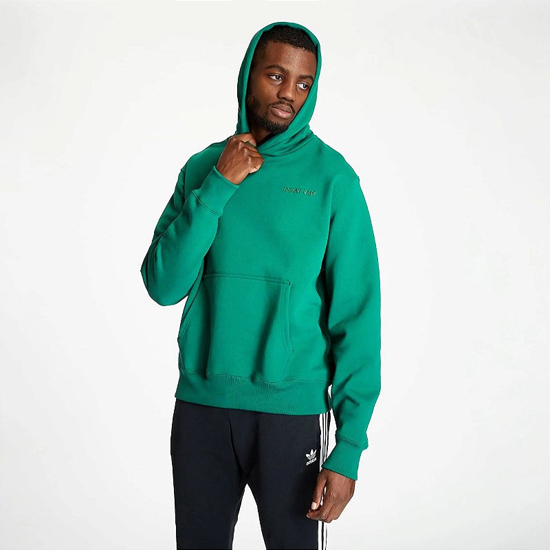 Moletom Adidas X Pharrel Williams Human Race Basic Cangurú Verde - Mstock Store