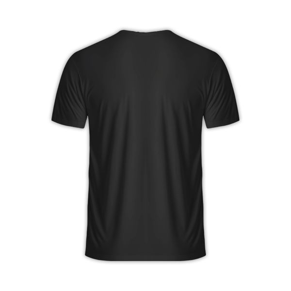 Camiseta Preta Gola Careca 100% Algodão - Atacadão Multimídia