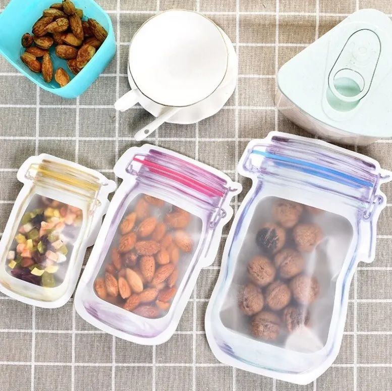 Kit 3 Sacos Herméticos Zip Lock Embalagem Reutilizável Cores - Loja ...