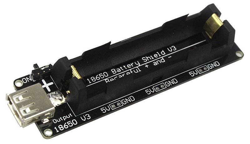 Shield Bateria 1x 18650 V8 Para Esp Arduino Eletrônica Sermaker Arduino Raspberry