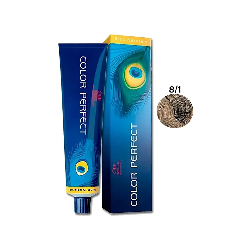 Coloração Wella Color Perfect 8/1 60ml - Sansei Cosméticos | O ponto de ...
