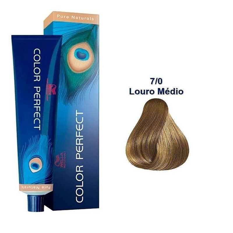 Coloração Wella Color Perfect 7/0 60ml - Sansei Cosméticos | O ponto de ...