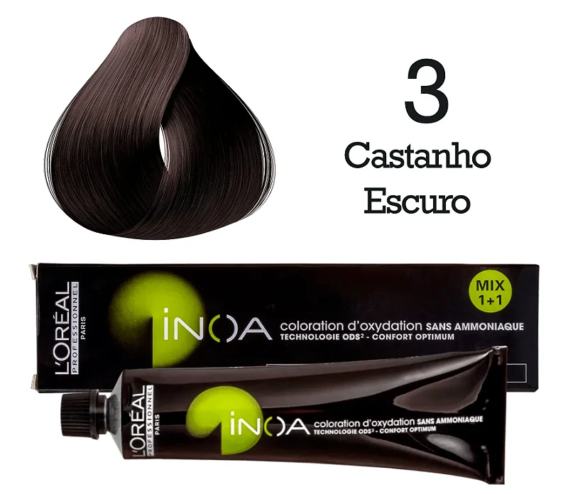 Coloração Inoa 3 L'oreal 60G - Sansei Cosméticos | O ponto de encontro ...
