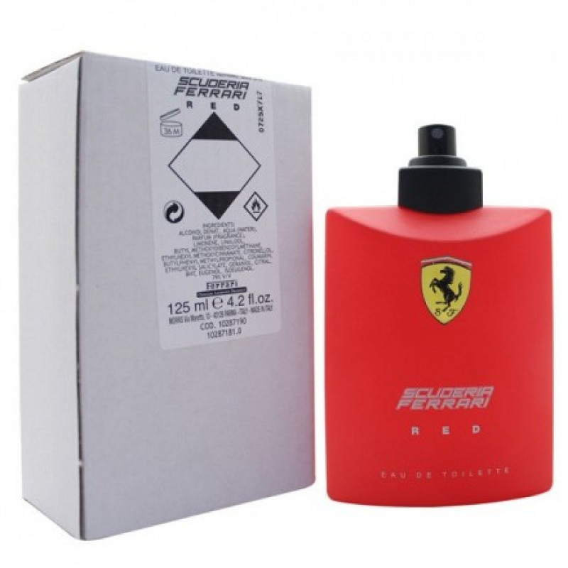TESTER Perfume Ferrari Red Masculino EDT 125ml - Luxúria Perfumaria ...