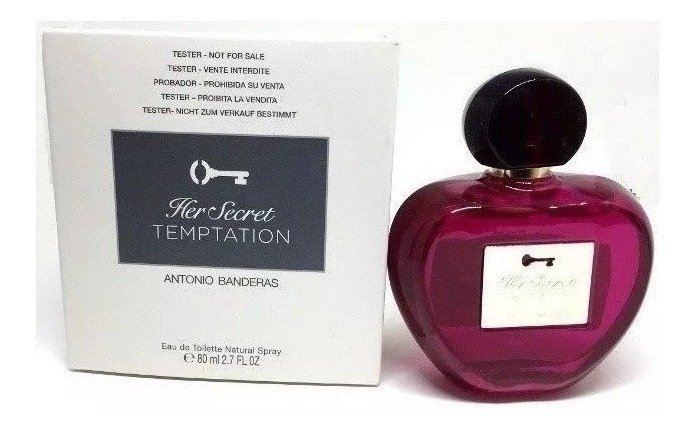 TESTER Perfume Antonio Banderas Secret Temptation Feminino EDT 80ml ...