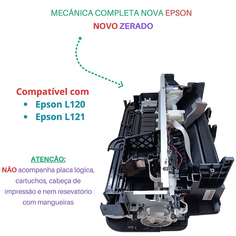 MECANICA INFERIOR EPSON L120 L121 - COMPLETA - lojaimprexcopy.com.br