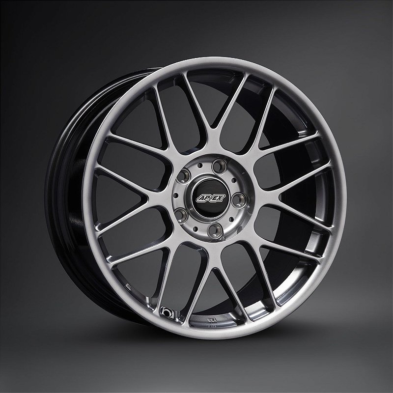 Rodas Esportivas APEX ARC-8 Hyper Black 5x120 18x8,5 ET38 - 18x9,5 ET58 ...