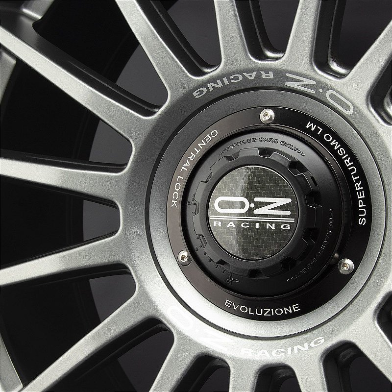 Centercap Centerlock para OZ Superturismo LM - 18x8 Matt Graphite + Bl ...
