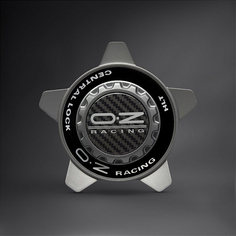 Centercap Centerlock para OZ Formula - M668 OZ Ø55 Grigio Corsa + Blac ...