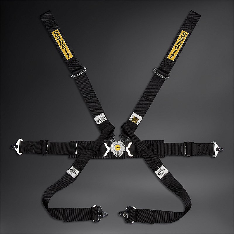 Sabelt - Cinto 6P Formula Série Preto - FIA 8853-2016 - GPParts ...