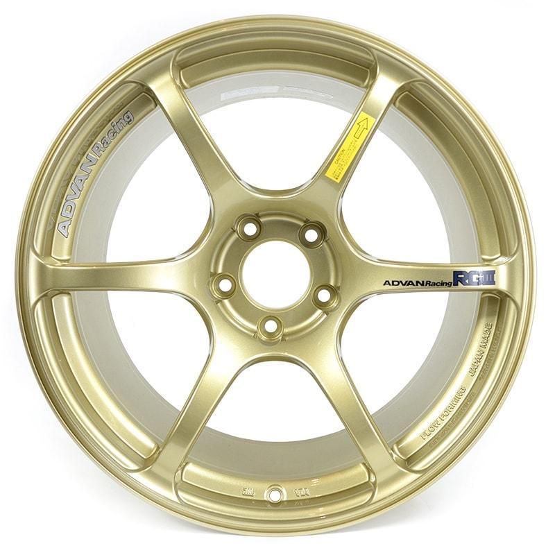 Rodas Esportivas Advan Racing RG III Racing Gold 5x114,3 18x9 ET35 ...