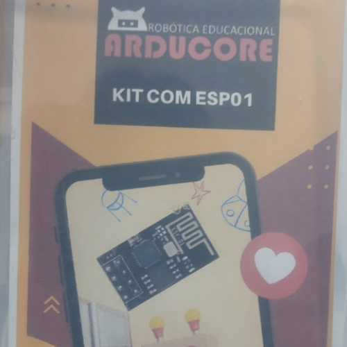 KIT ESP01 E ADAPTADOR (INICIANTE) - ARDUCORE - Robótica Educacional arduino