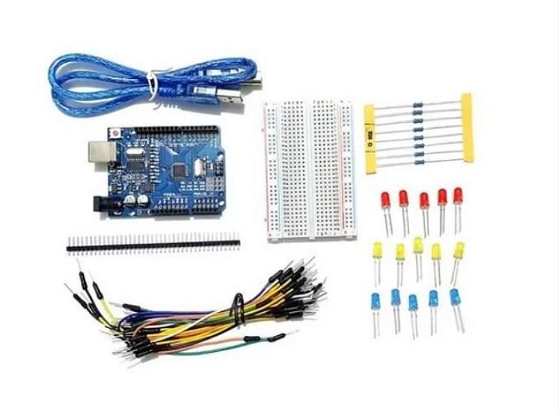 KIT STARTER C/ UNO CH340 COMPATÍVEL ARDUINO + BOX - ARDUCORE - Robótica Educacional arduino
