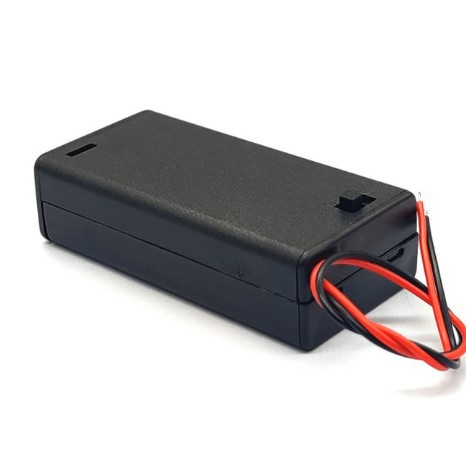 SUPORTE P/ 2 PILHAS AA C/ CHAVE ON OFF - ARDUCORE - Robótica ...