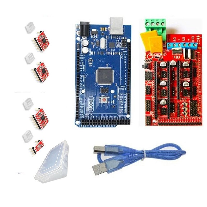 KIT DRIVER MOTOR DE PASSO A4988 + MEGA+ RAMPS 1.4 - ARDUCORE - Robótica ...