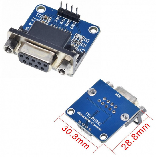 5 X MÓdulo Db9 Conversor Max3232 Rs232 Ttl Serial Arducore Robótica 8961
