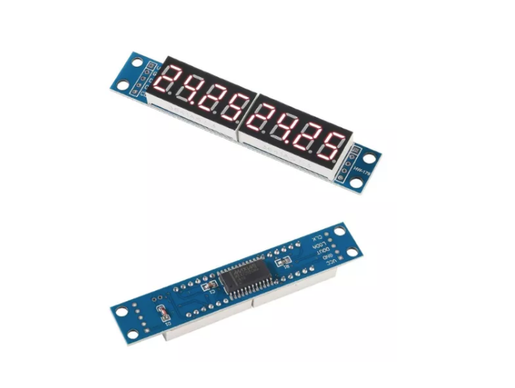 MÓDULO DISPLAY 8 DIGITOS DE 7 SEGMENTOS MAX7219 - ARDUCORE - Robótica Educacional arduino