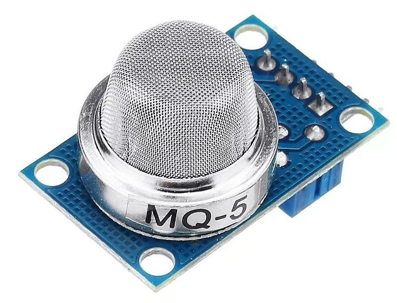 Sensor de Gás MQ-5 para Arduino - GLP (Gás de Cozinha) e Gás Natural ...