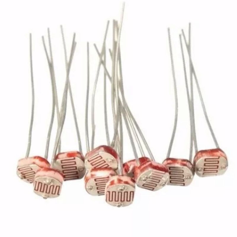 SENSOR DE LUZ LDR 5MM - ARDUCORE - Robótica Educacional arduino