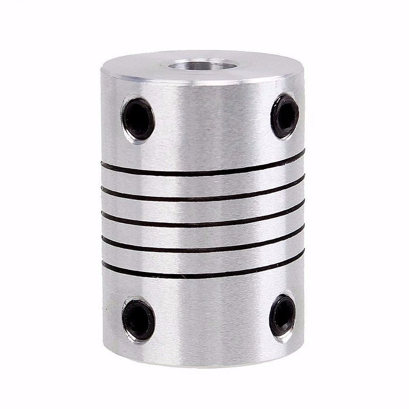 ACOPLAMENTO FLEXIVEL DE ALUMINIO 5X5MM - ARDUCORE - Robótica ...