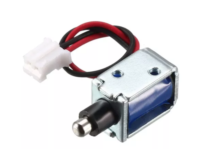 Mini Atuador Solenóide Aberto 5V - ARDUCORE - Robótica Educacional arduino