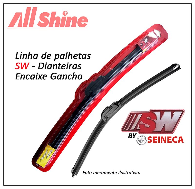SW21 - PALHETAS "SW" SILICONE - ENCAIXE TIPO GANCHO - 21 POLEGADAS - All Shine