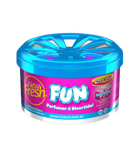 Purificador / Aromatizante NEW FRESH FUN - GEL / TUTTI FRUTTI - LUXCAR ...
