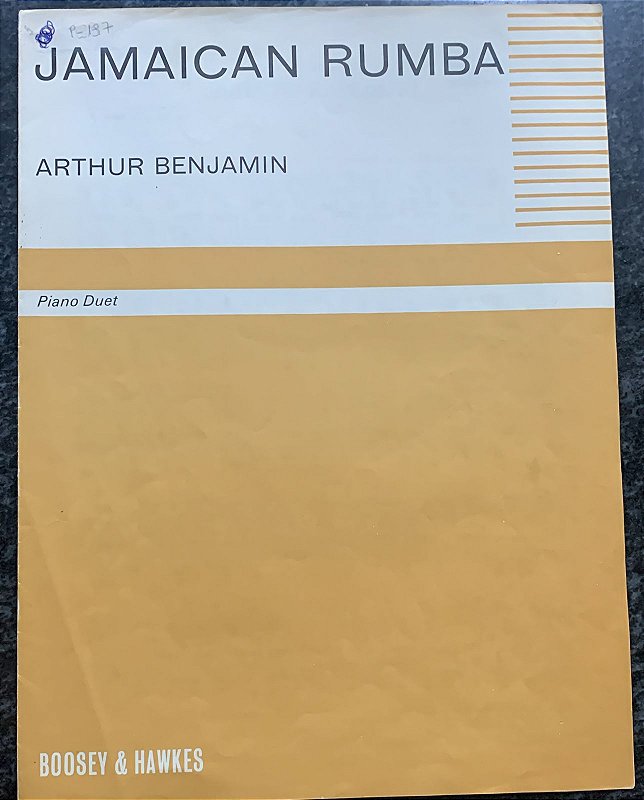 JAMAICAN RUMBA - partitura para piano a 4 mãos - Arthur Benjamin - Recanto Musical