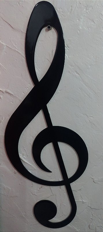 CLAVE DE SOL em MDF - Recanto Musical