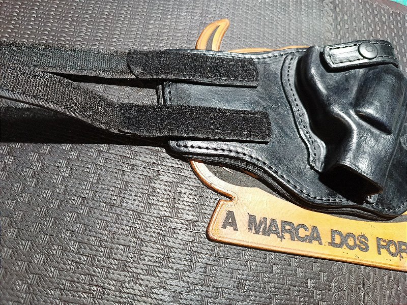 Coldre Tornozelo Revolver RT605 (357) e RT85S ( com alça de retenção ...