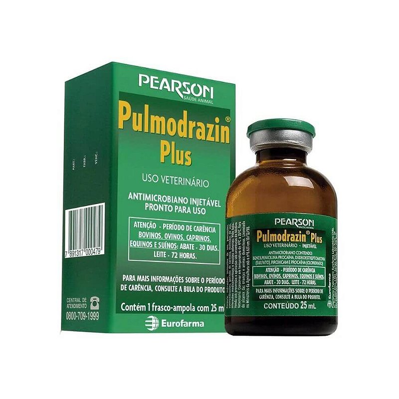 Pulmodrazin Plus 25mL - Pearson - Agrocampo Giordani: Produtos ...