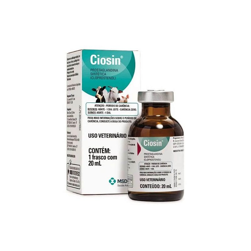 Ciosin 20mL - MSD - Agrocampo Giordani: Produtos Veterinários e ...