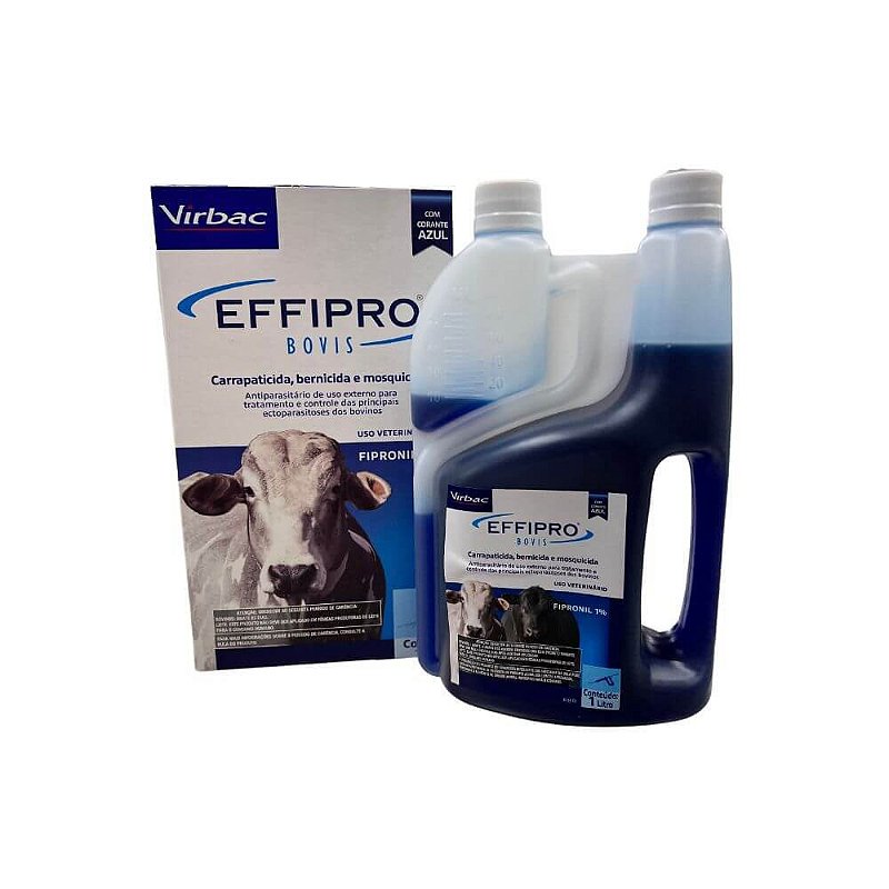 Effipro Bovis (Fipronil) 1L - Virbac - Agrocampo Giordani: Produtos ...