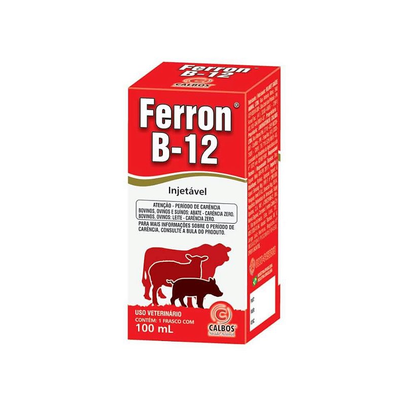 Ferron B-12 100mL - Calbos - Agrocampo Giordani: Produtos Veterinários ...