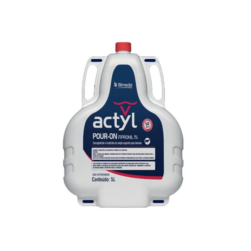Actyl Pour On Fipronil 5L - Bimeda - Agrocampo Giordani: Produtos ...